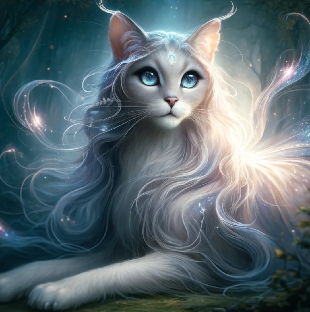 Meet Dorah: the Mystical Feline Spirit Guardian - Etsy