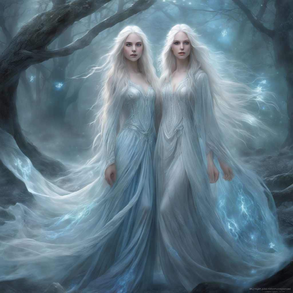 Icelandic Twin Forest Fairies Spirit Companions - Etsy