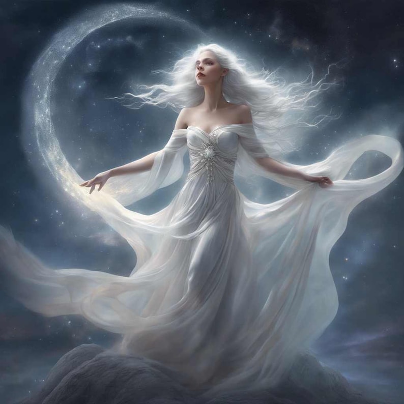 Moon Goddess Spirit Companion - Etsy