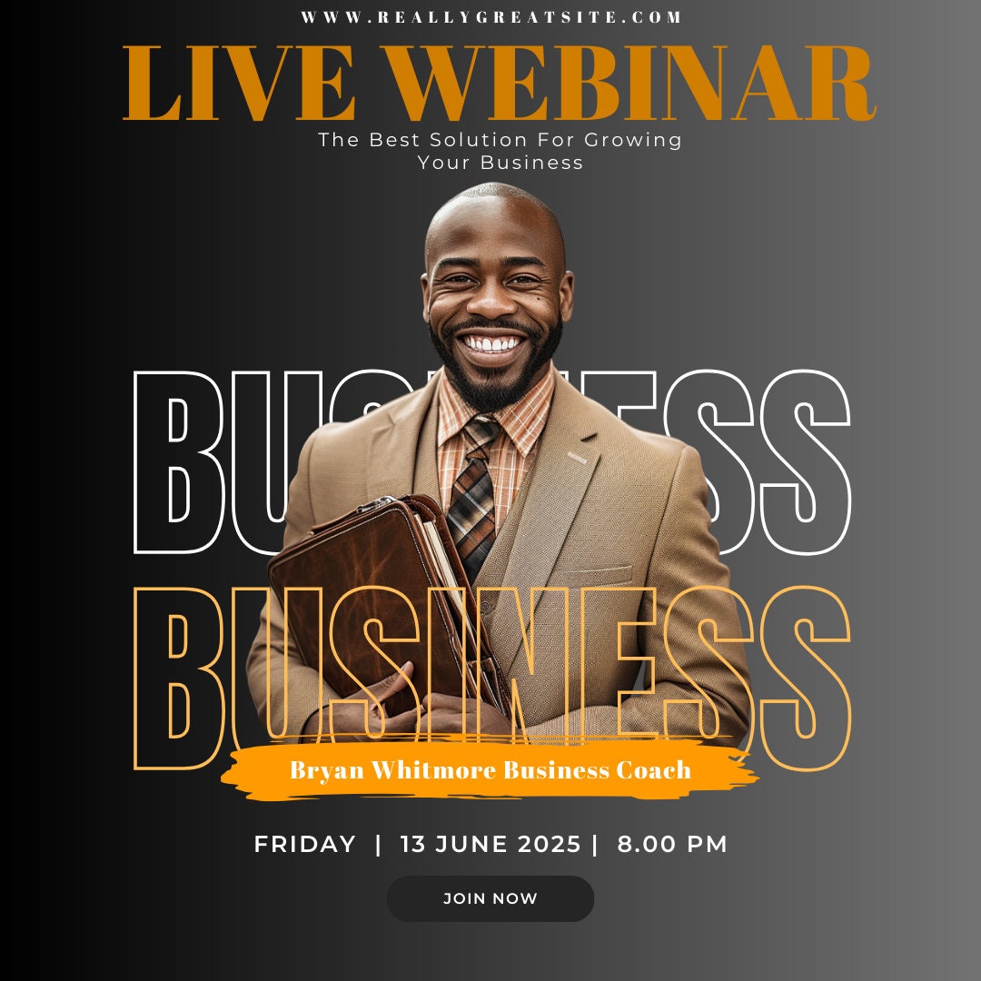 Business Conference Flyer Template: DFY Coaching, Workshop Design ...