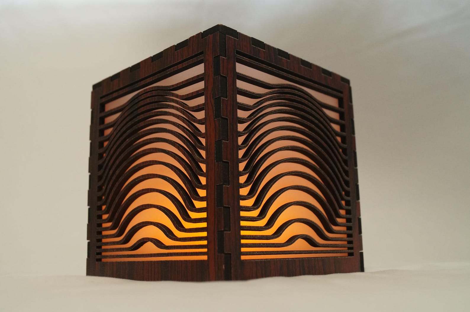 Wooden Light Boxes Combo of 3 - DIY Kit With LED Candle - Wooden Night ...