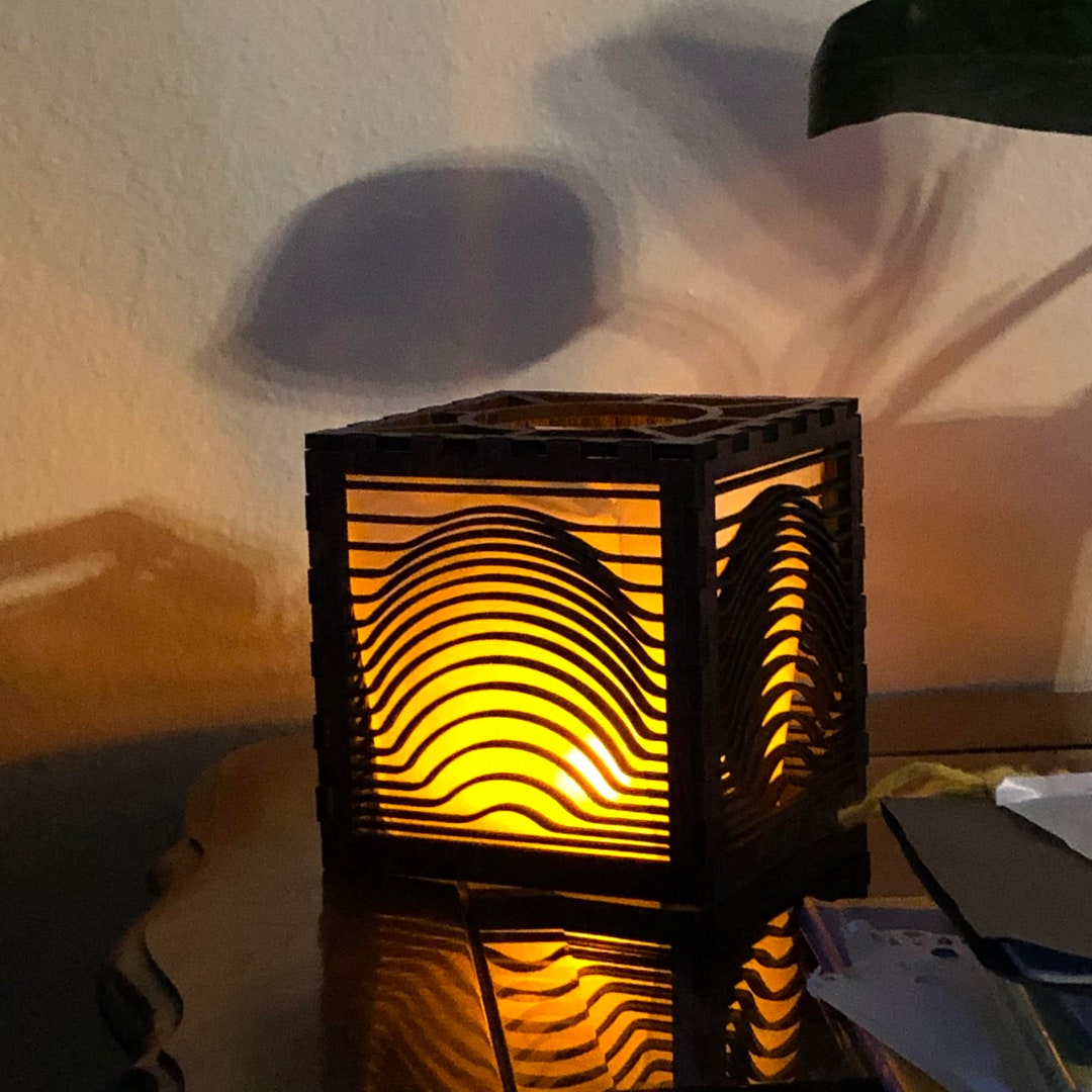 Lightworks Wooden Light Boxes, Wooden Laser-cut Light Boxes With Vellum ...