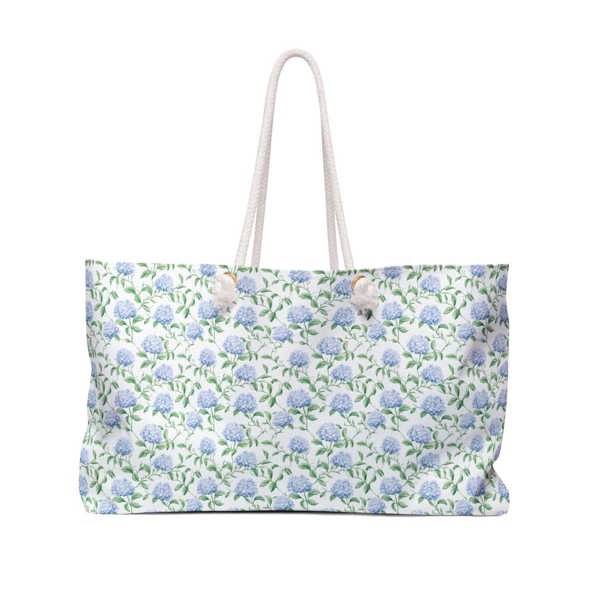 Hydrangea Weekender Bag, Floral Tote Bag, Floral Gift, Gift for Her - Etsy