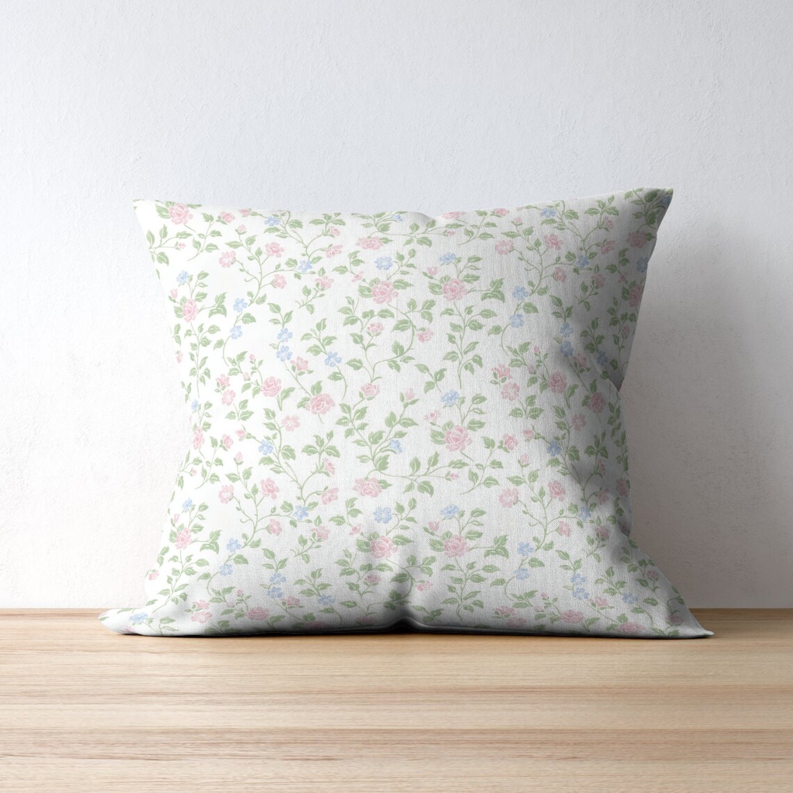 Grandmillenial Floral Throw Pillow Botanical Print Home Decor Floral ...