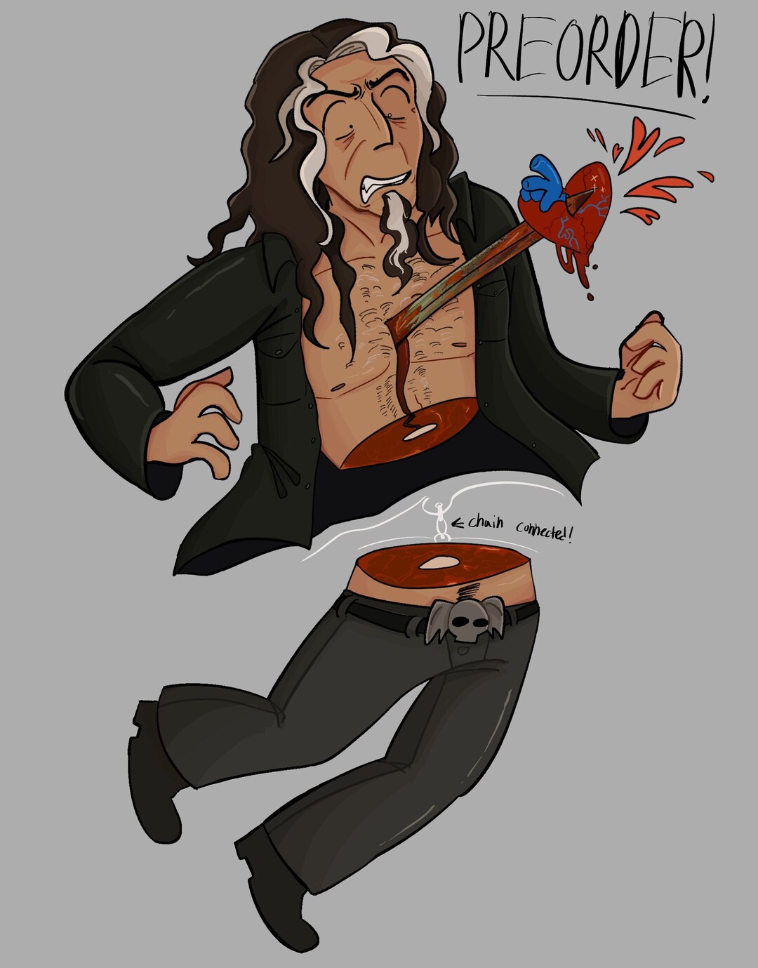 PREORDER Metalocalypse - Magnus Hammersmith Chain Connection 3in Charm ...