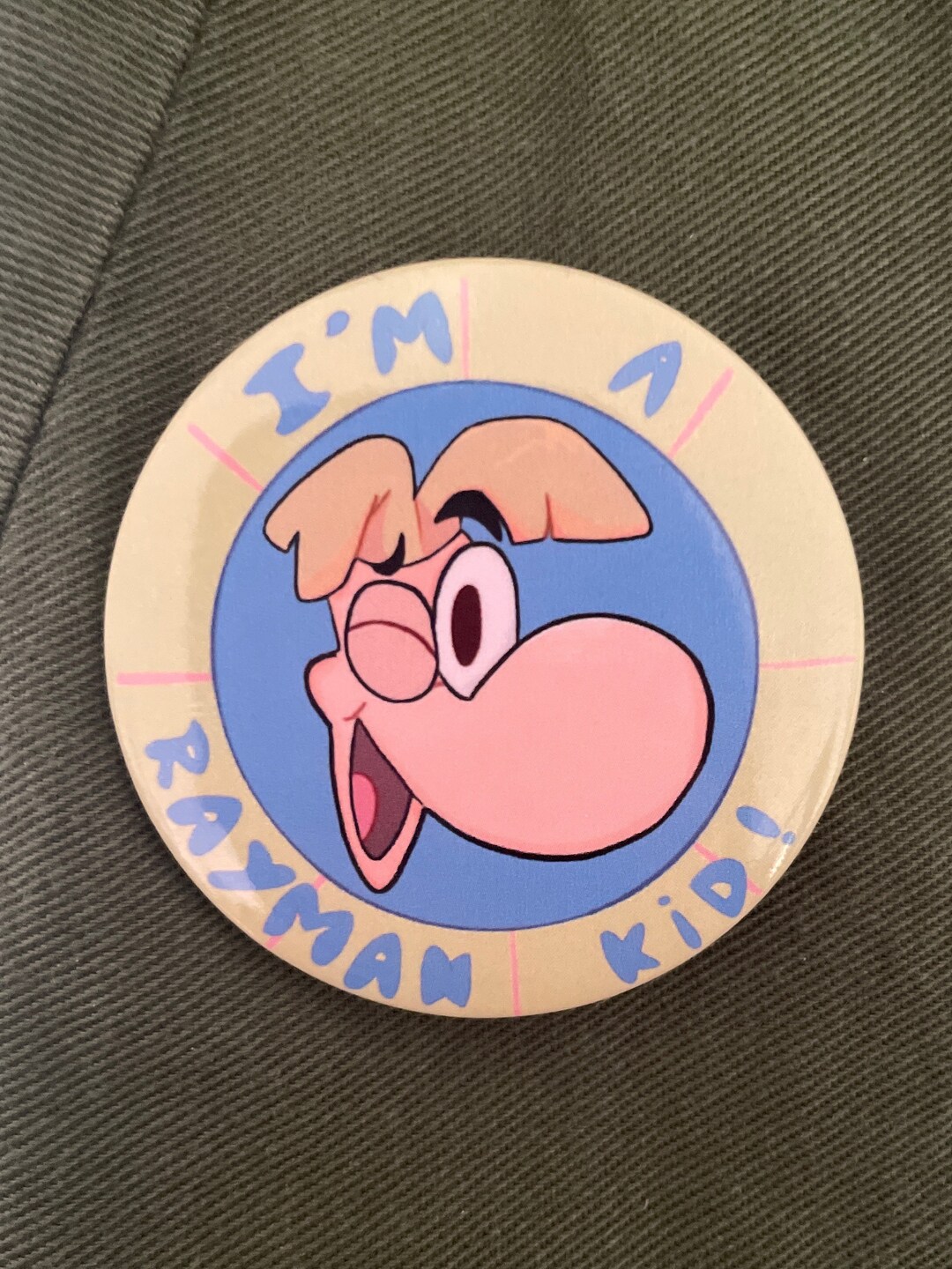 Captain Laserhawk Im a Rayman Kid Pinback Button - Etsy