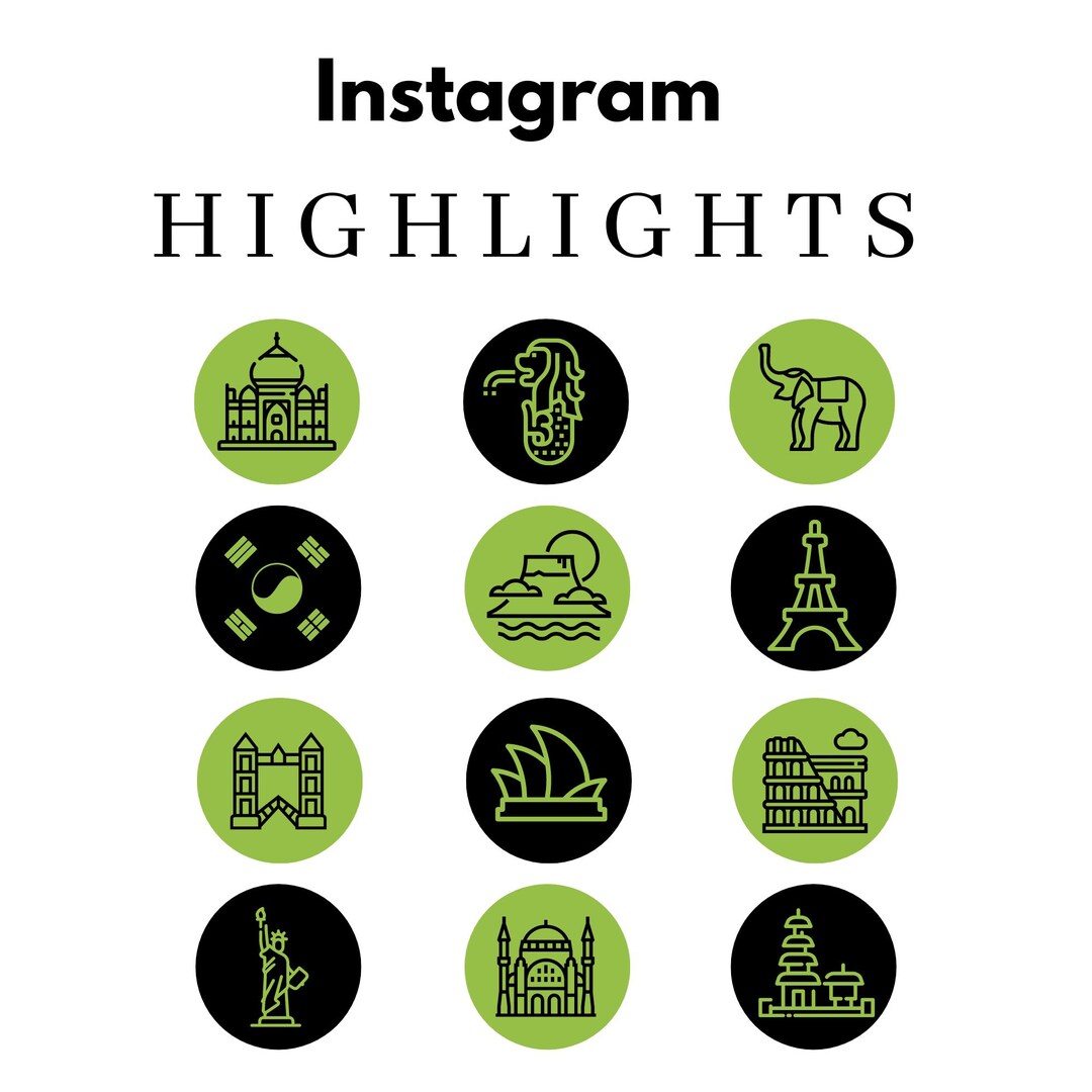 Instagram Highlights Images - Etsy