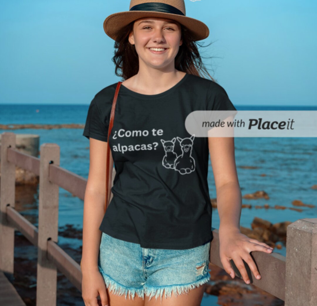 Funny COMO TE LLAMAS Misspelled T-shirt Unisex Men & Women's Tee Como ...