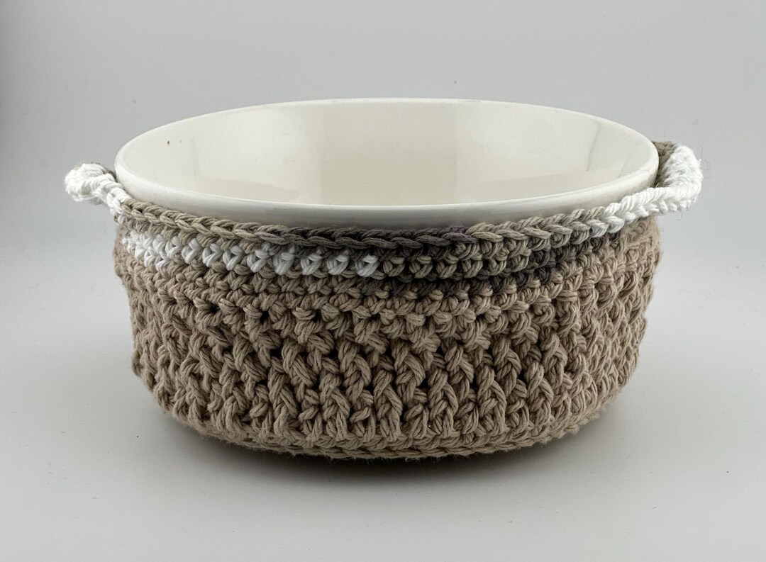 Crocheted Heat-resistant Bowl Cover, Soup Bowl Cozy, Bowl Heat ...