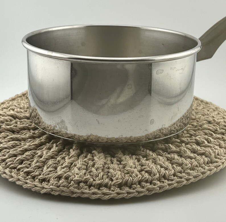 Crochet Trivet: Double Thick 100% Cotton Hot Pad - Earth Tones - Etsy