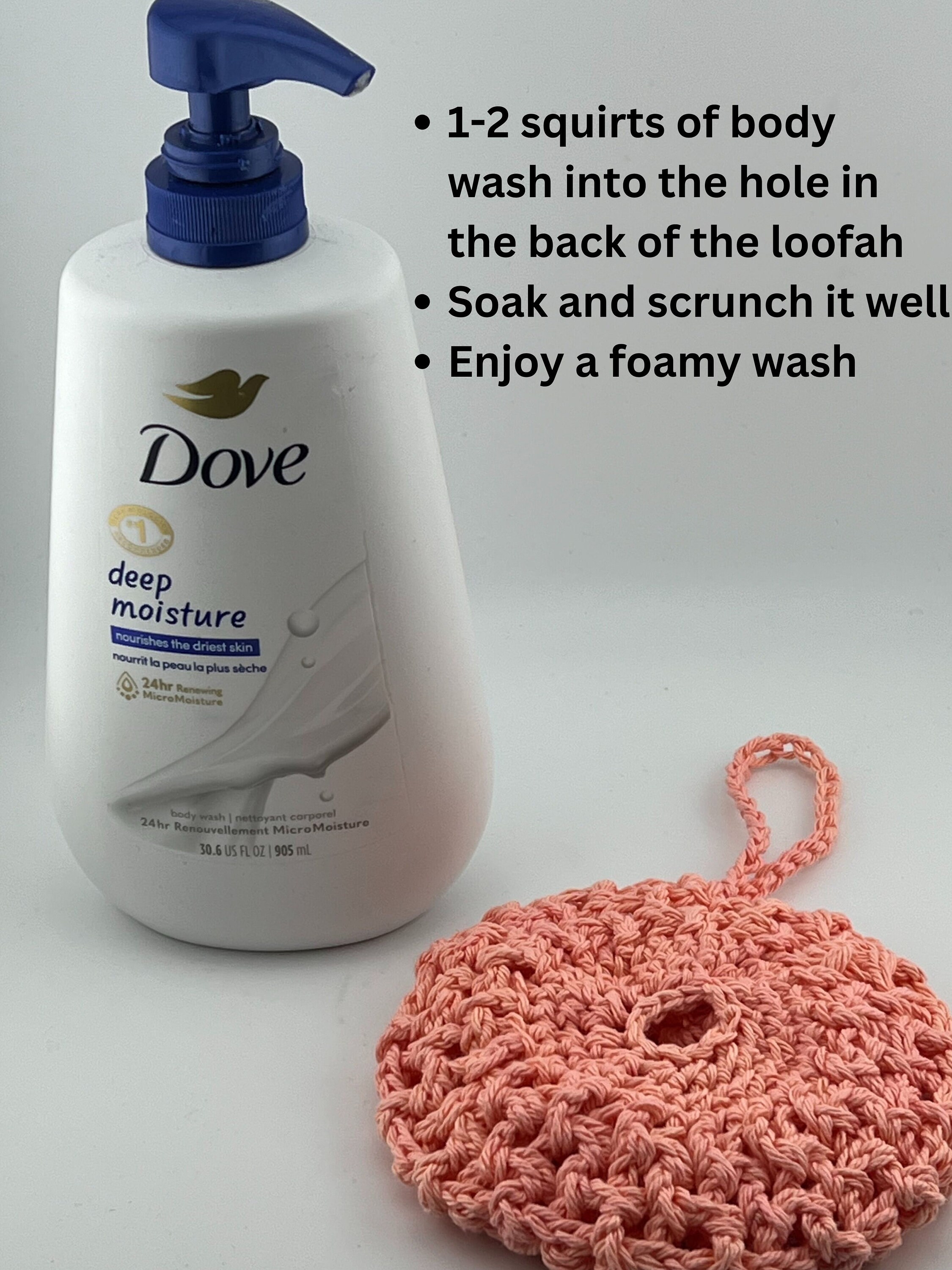 Handmade Crochet Cotton Spa Set: Loofah, Washcloth & Scrubbies - Etsy