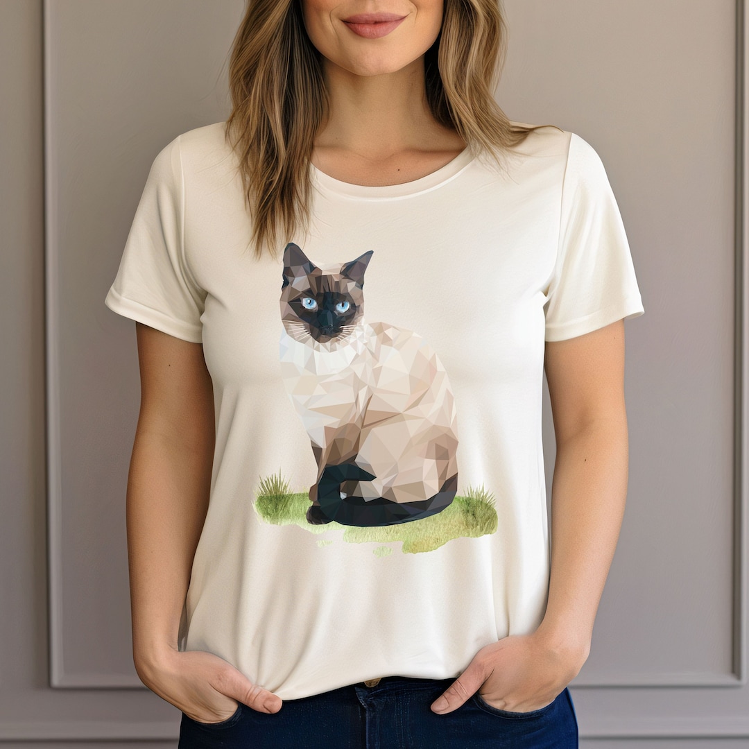 Siamese Cat Shirt Unisex Jersey Short Sleeve Tee, Cool Cat Lover Gift ...
