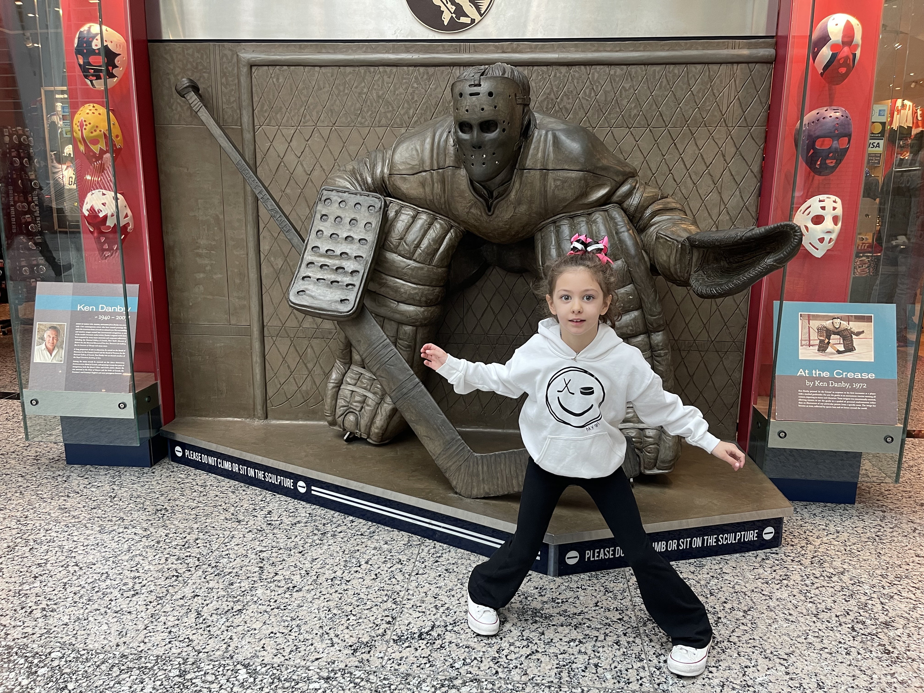 Youth Hockey Girl Puck & Stick Smiley Face - Shirt, Hoodie, Sweatshirt ...