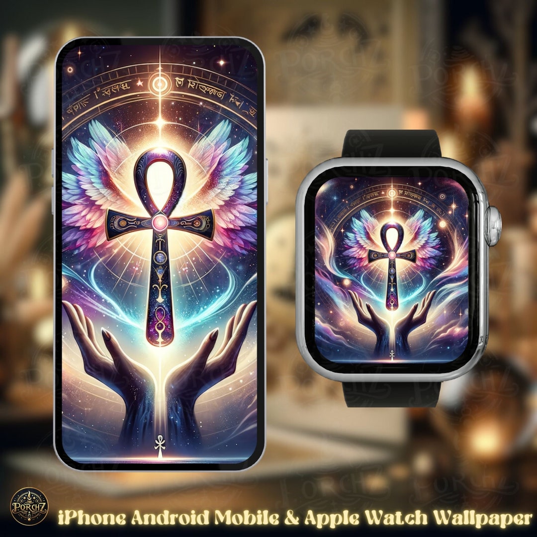 Cosmic Ankh With Wings Wallpaper,egyptian Mythology,phone & Watch ...