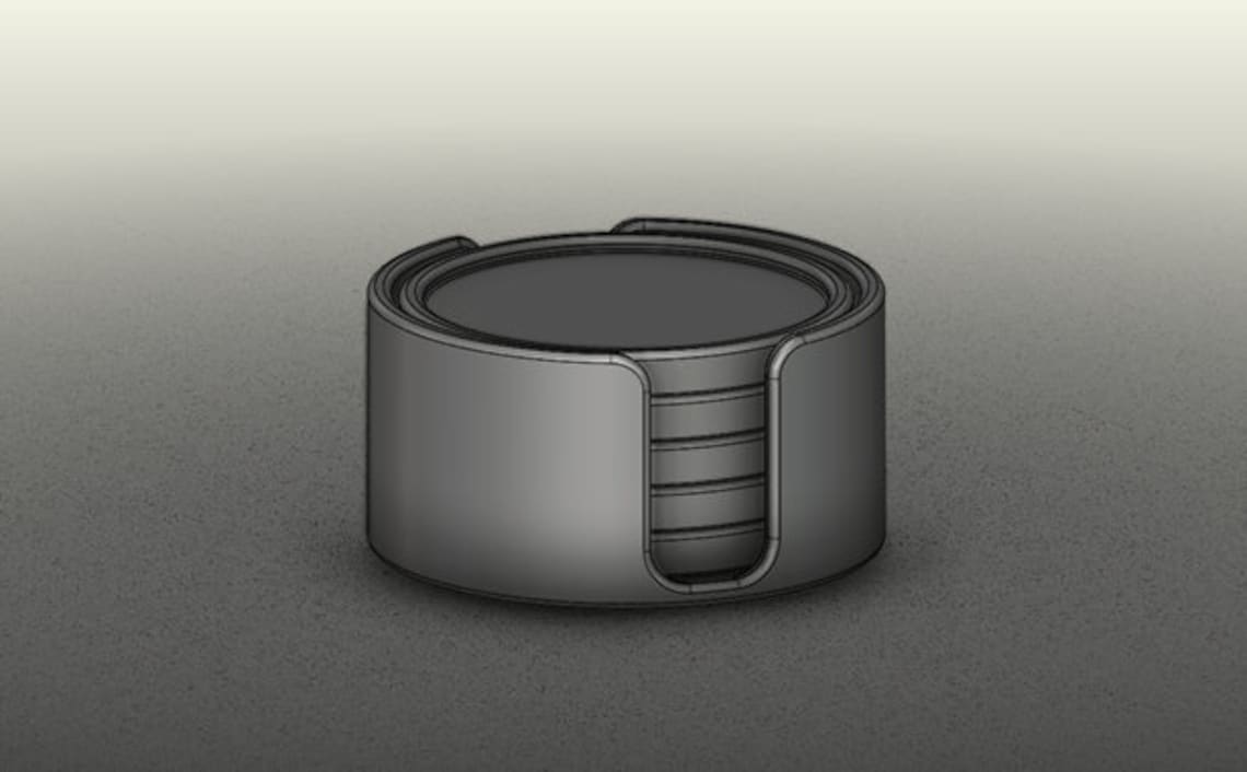 3D Printable Coaster Set - Digital Files - Etsy
