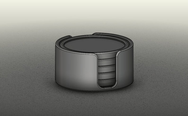 3D Printable Coaster Set - Digital Files - Etsy