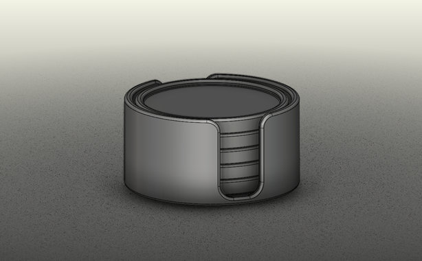 3D Printable Coaster Set - Digital Files - Etsy