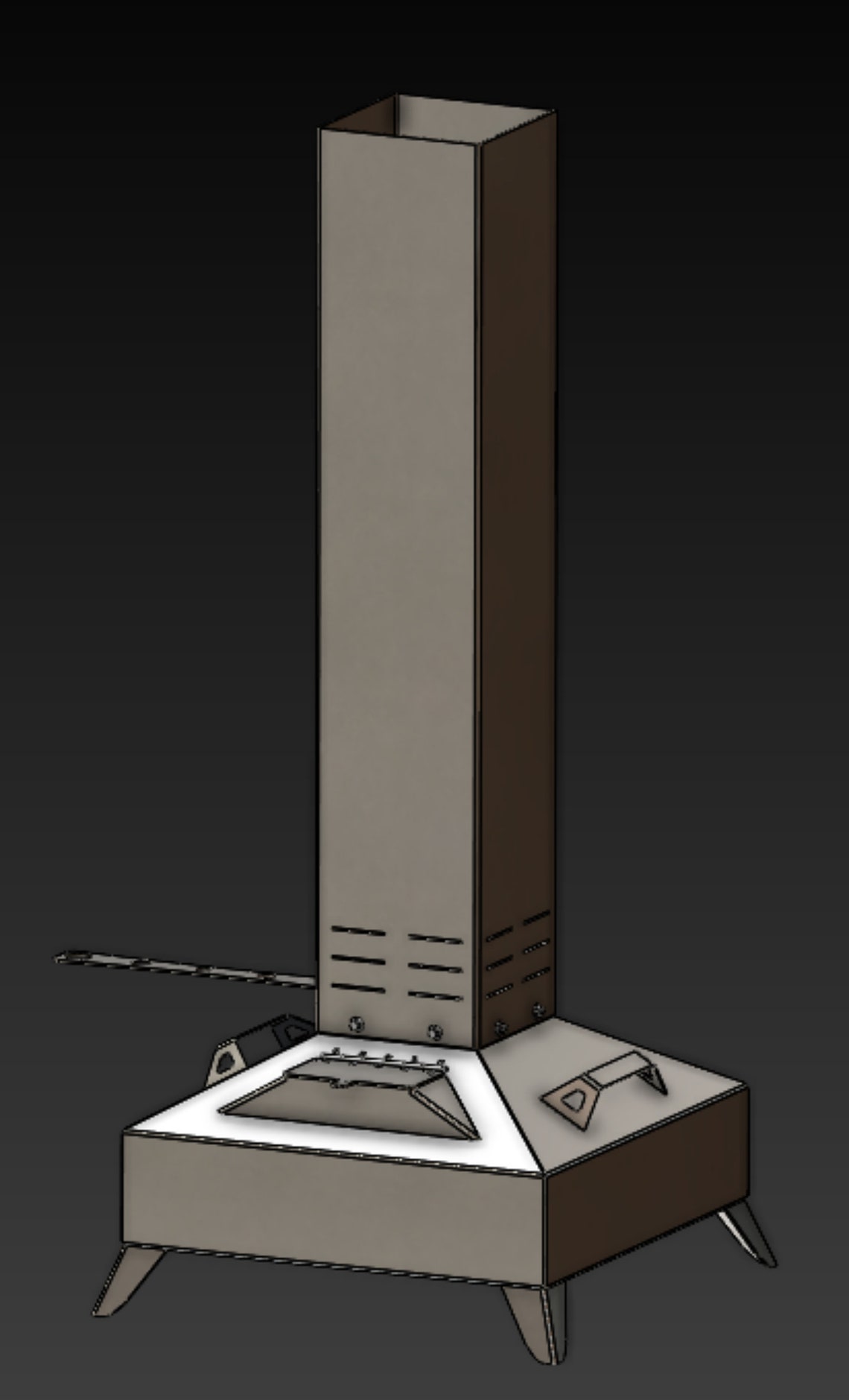 Portable Smudge Pot DXF & Plans blank - Etsy