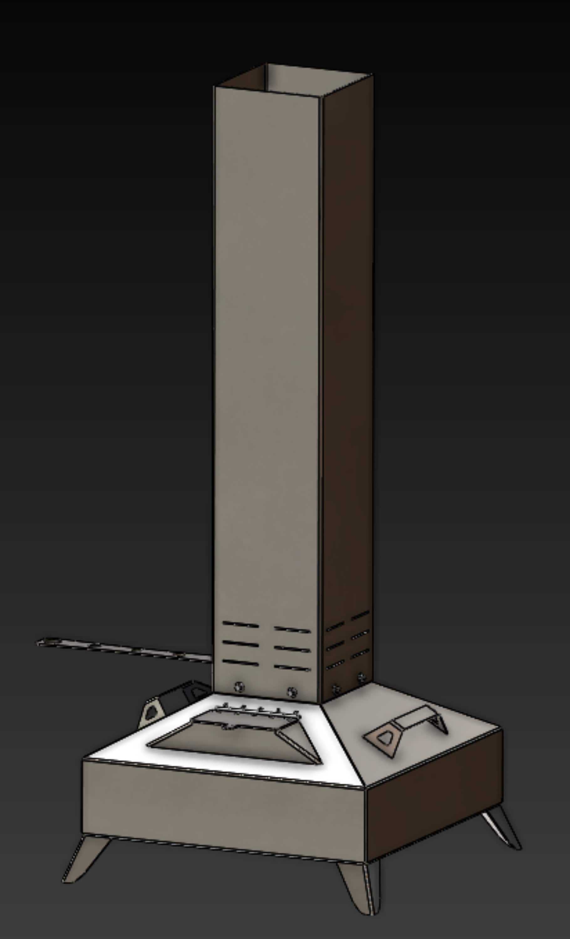 Portable Smudge Pot DXF & Plans blank - Etsy