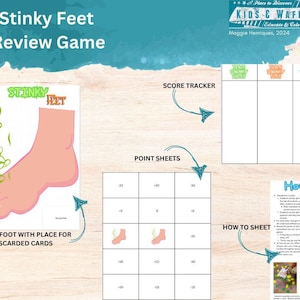 Stinky Feet Review Game - Etsy