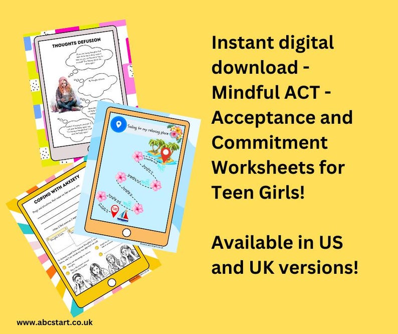 ACT - Acceptance and Commitment Therapy for Teen Girls, Teen Therapy ...