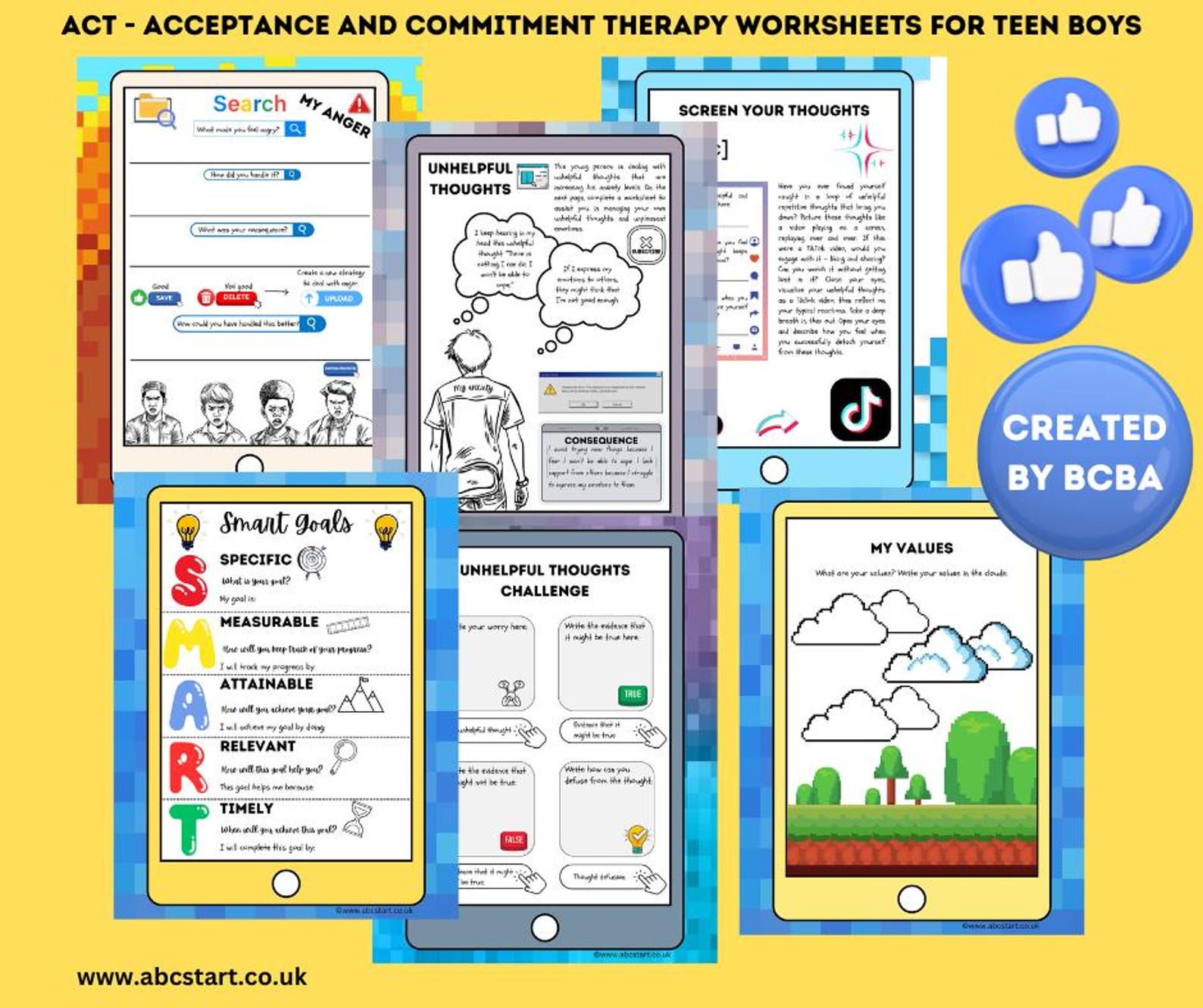 ACT Acceptance and Commitment Therapy for Teen Boys, Teen Therapy ...
