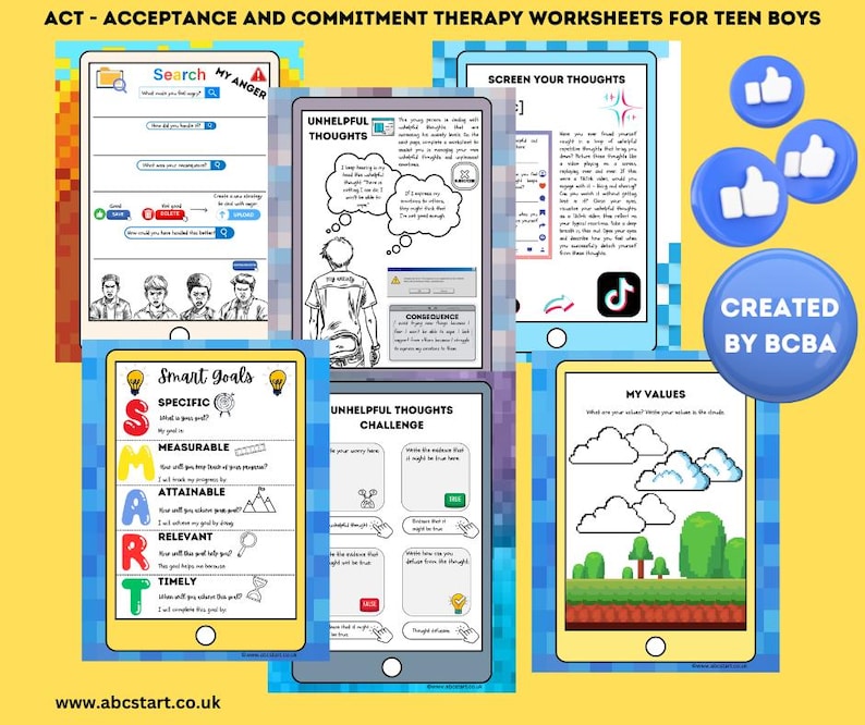 ACT Acceptance and Commitment Therapy for Teen Boys, Teen Therapy ...
