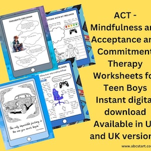 ACT Acceptance and Commitment Therapy for Teen Boys, Teen Therapy ...