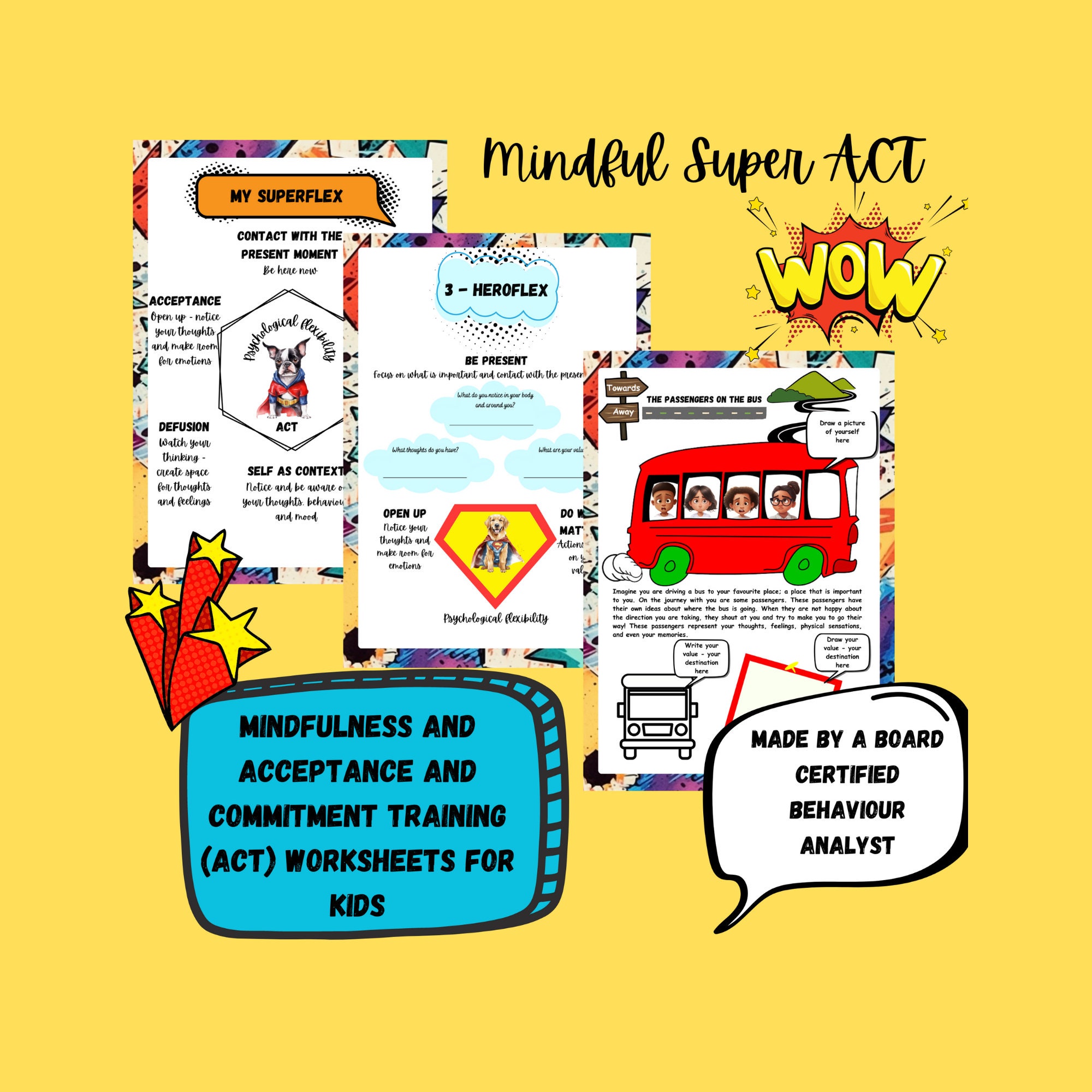 Acceptance and Commitment Therapy for Kids ACT, Mindfulness and Mental ...