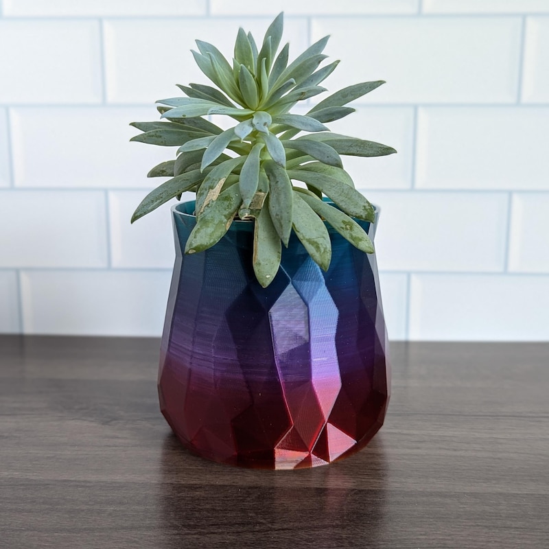Geometric Plant Pot - Etsy