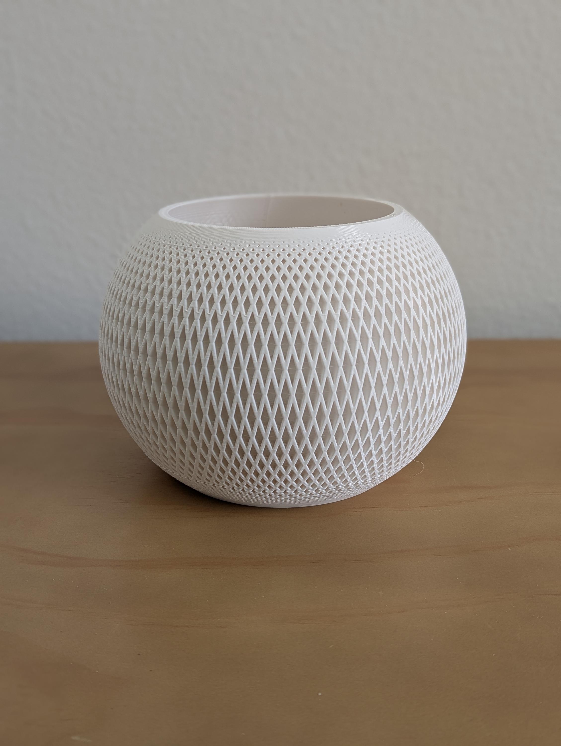 3D Printed Planter Pot: Modern Cross Hatch Design With Drainage - Etsy