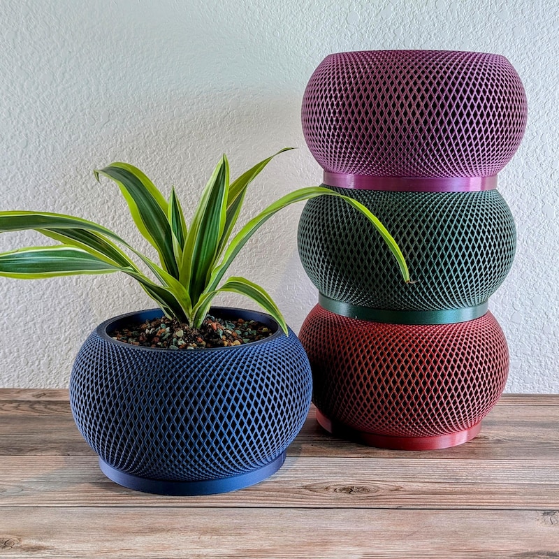 3d Printed Planter - Etsy