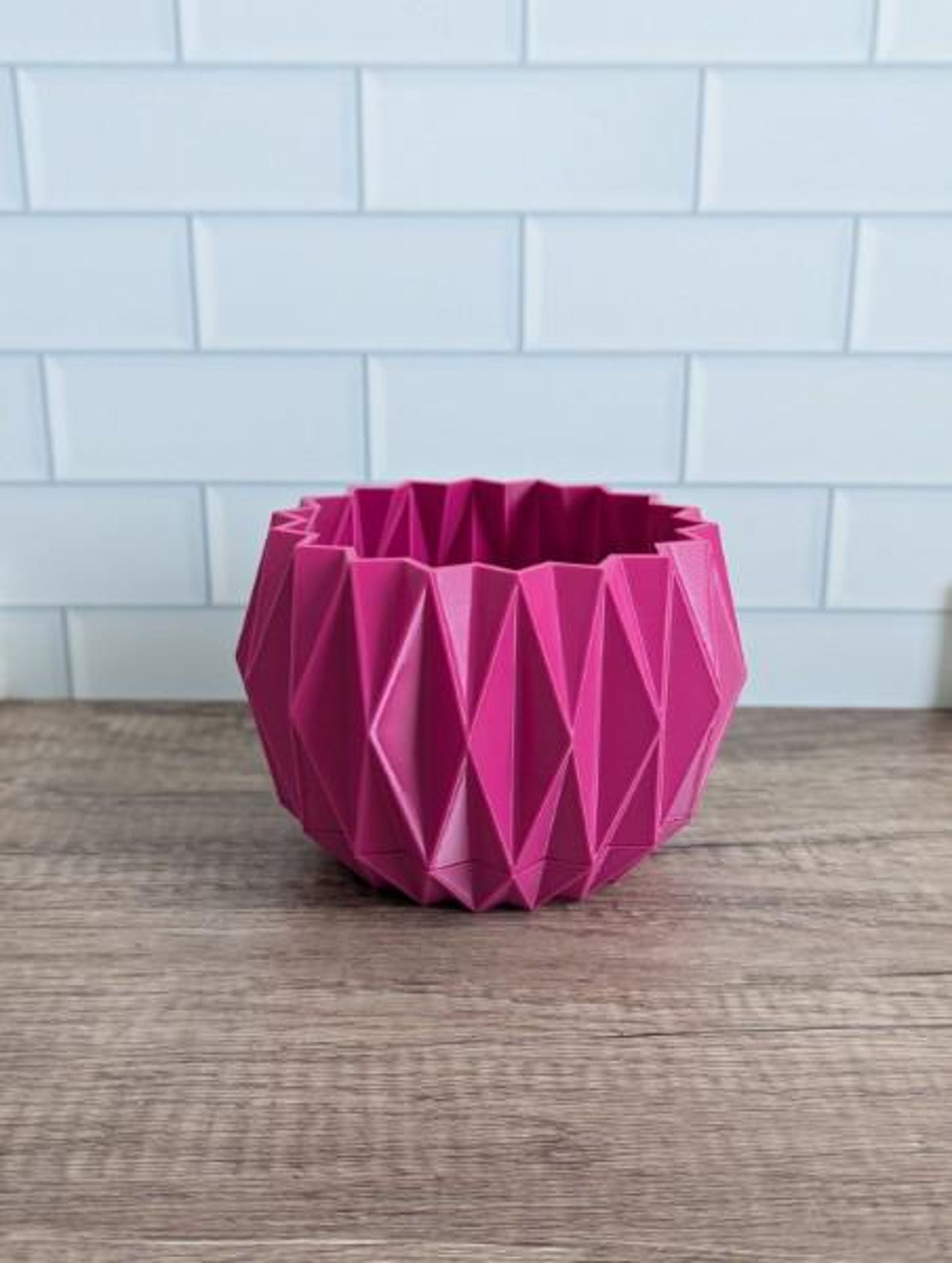 Origami Inspired 3D Printed Planter With Drainage - Etsy