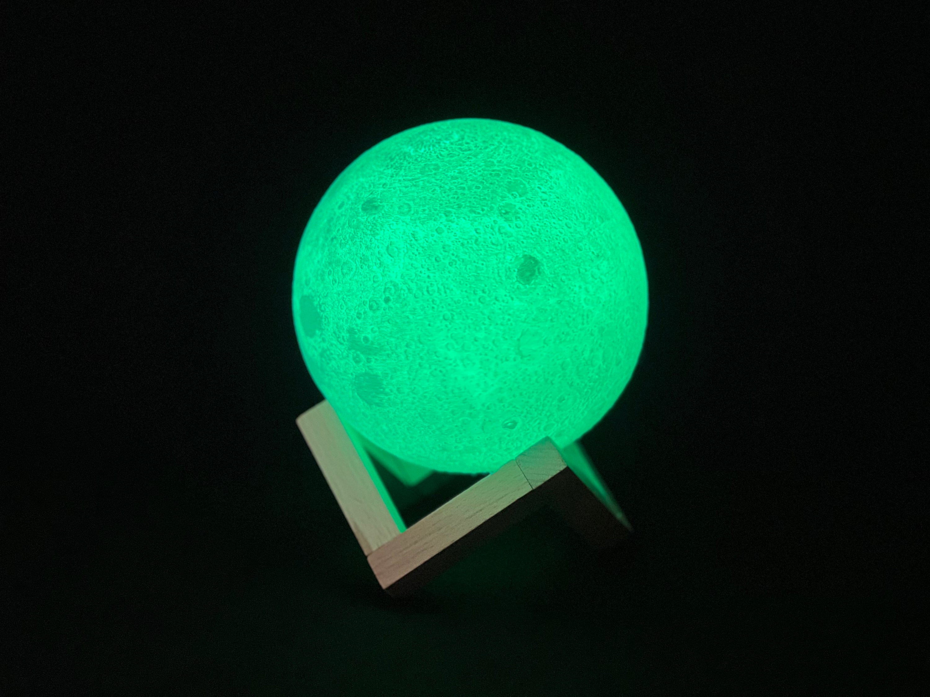 LED Planet Lamps 3D Printed With Real Space Data - Includes Remote and ...