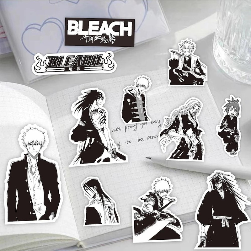 Bleach Anime Sticker Pack - Etsy
