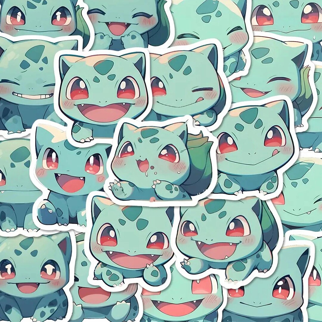 Pokémon Sticker Pack Children Kid Decorative Decals Cartoon TV Series ...