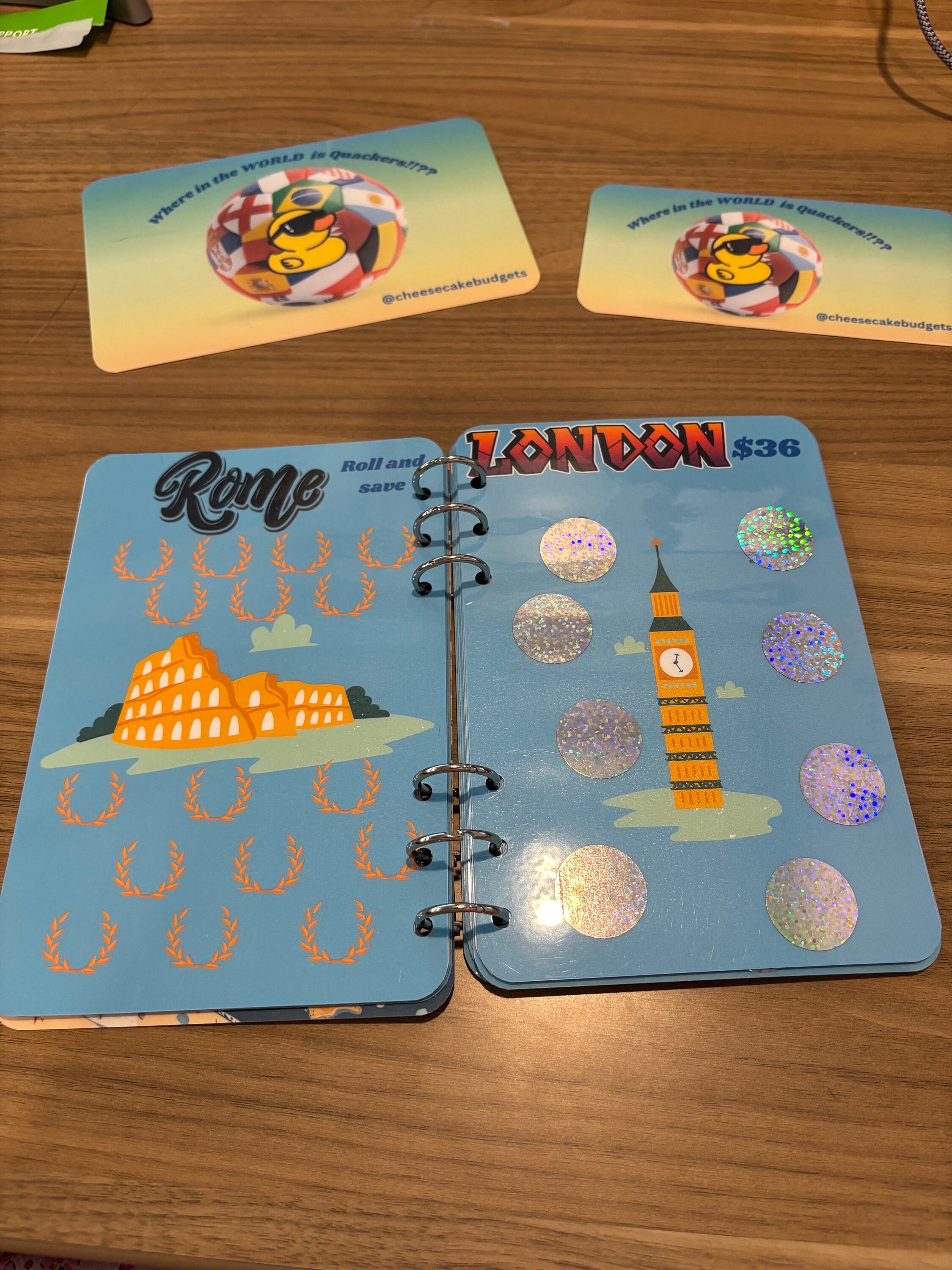 Where in the World is Quackers Saving Challenge Book - Etsy