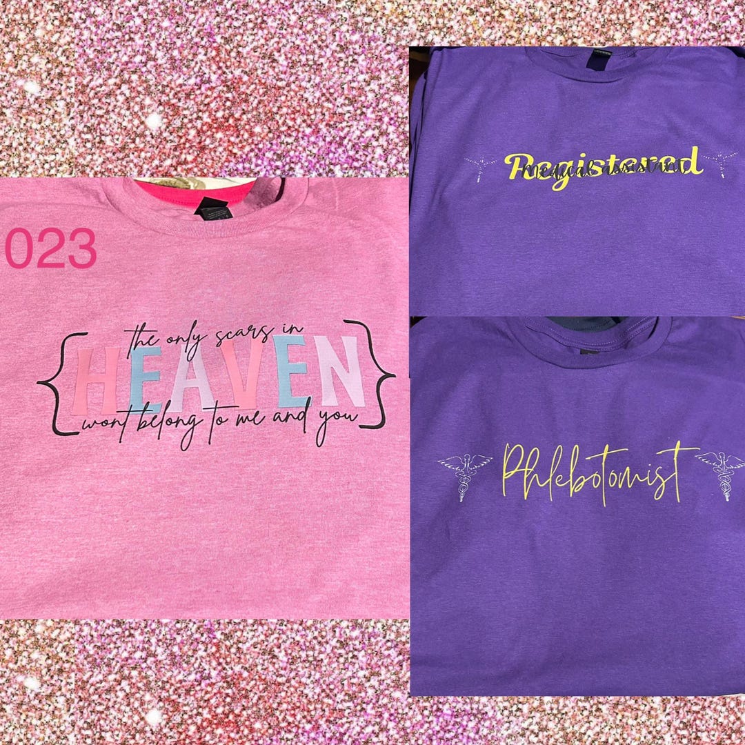 DTF Transfer Prints Ready to Press and Shirts With DTF Prints Custom ...