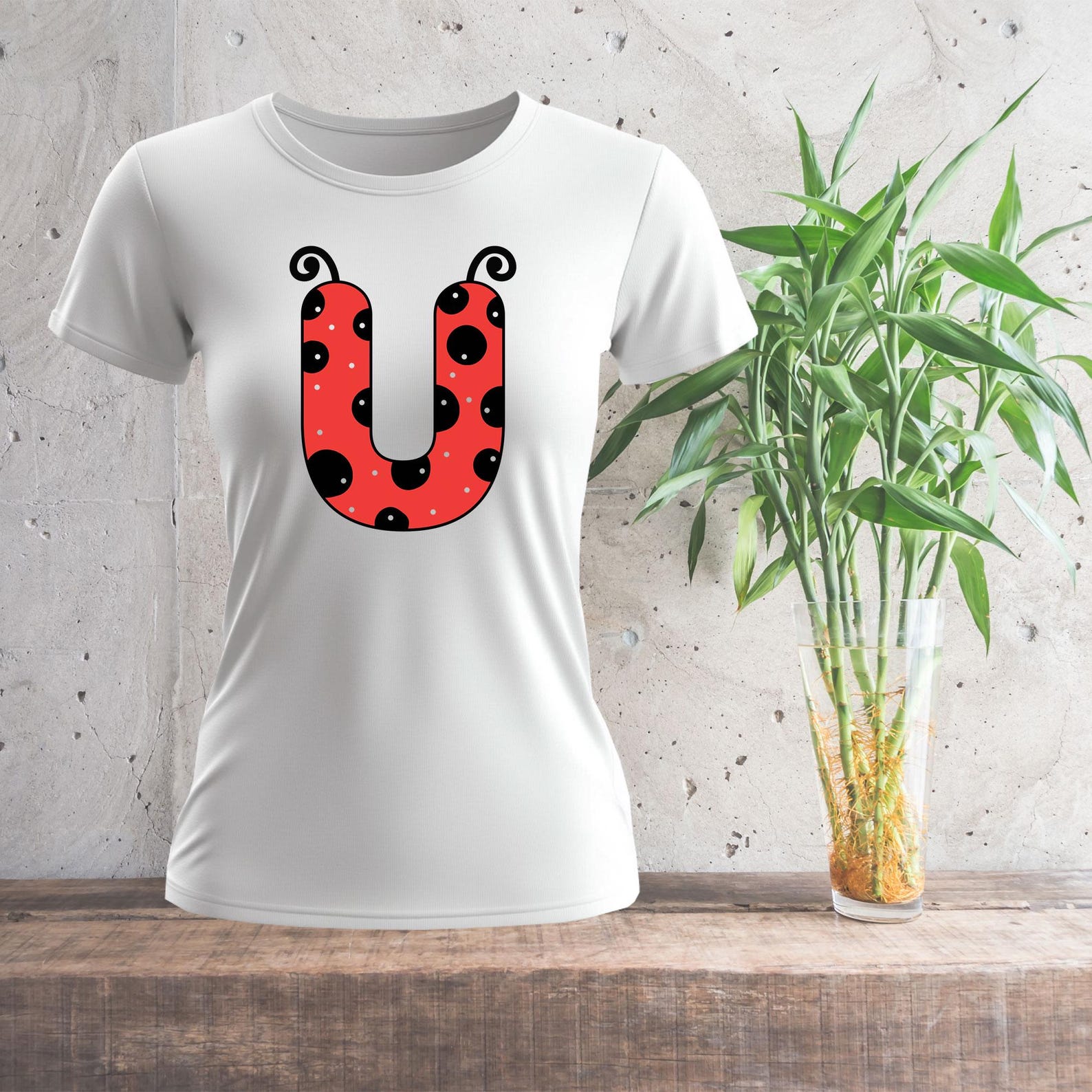 LADYBUG FONT Svg, Birthday Girl Boy Svg, Nursery Decor, Ladybug Letters ...