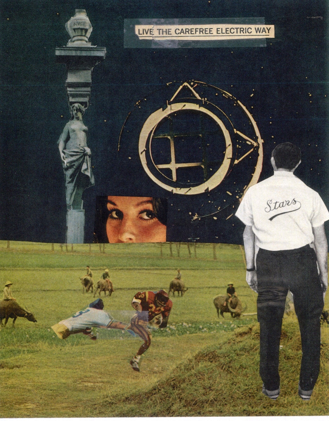 Vintage Art / Surreal Art / Retro Art / Collage Print / Handmade ...