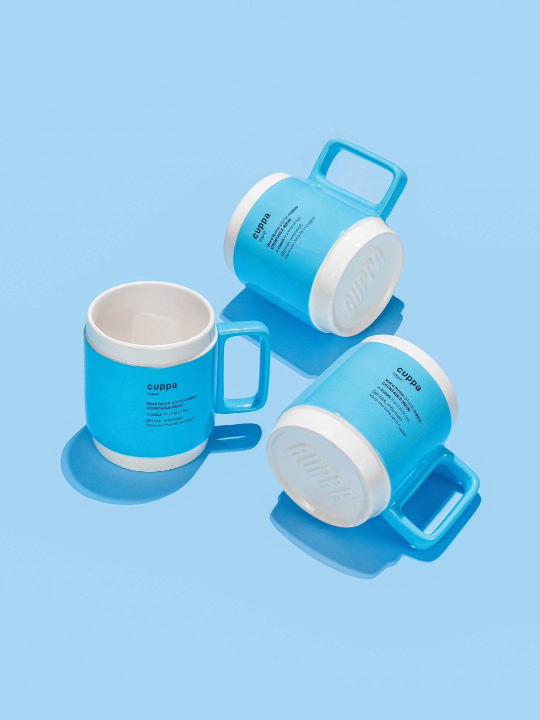Cuppa Mug: Bright Blue Cuppa Mug for Tea and Coffee - Etsy