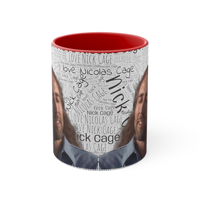 11oz I Love Nicolas Cage Accent Coffee Mug - Etsy
