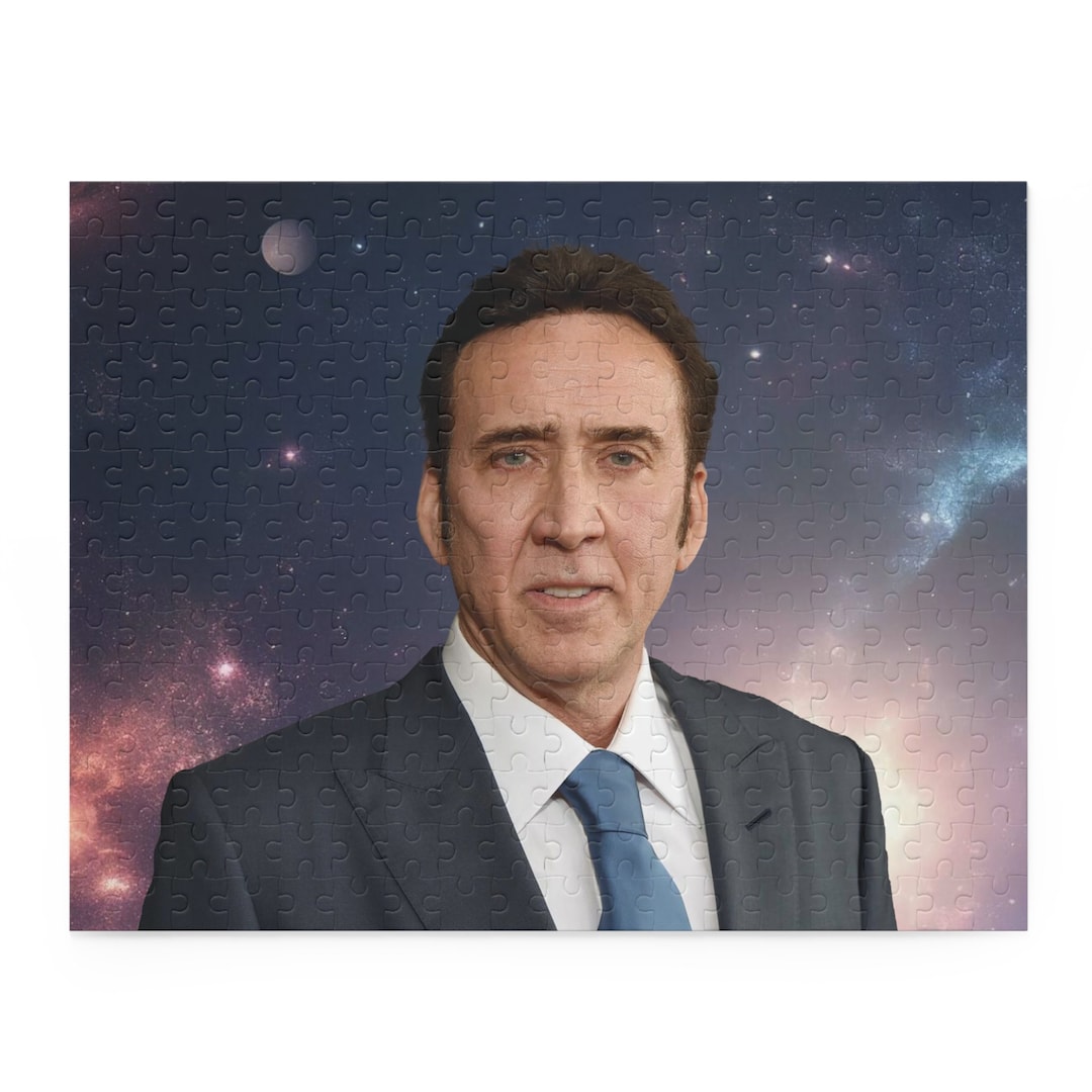 Out-of-this-world Fun: Nicolas Cage Space Puzzle Nick Cage in Space ...