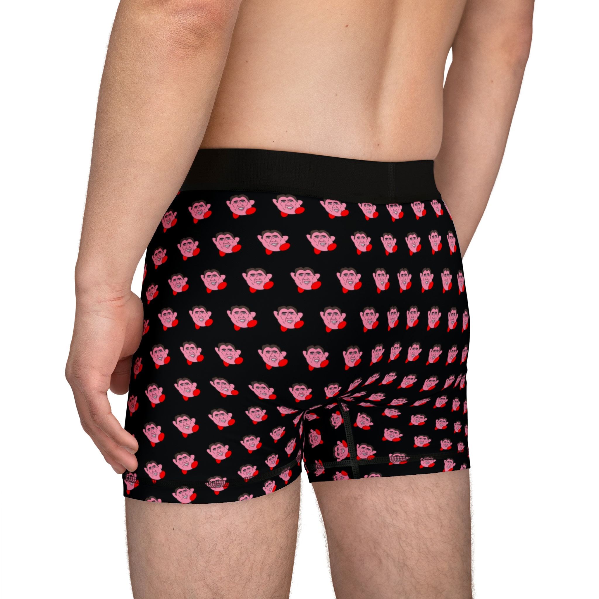 Kirby Nick Cage Men's Boxer Briefs Nicolas Cage as Kirby Boxers Men's ...