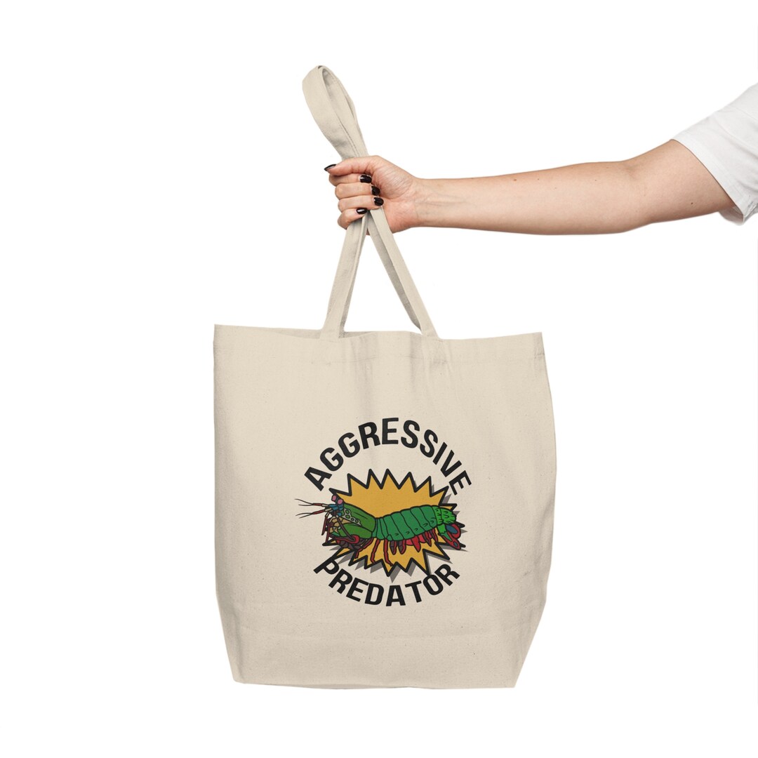 Aggressive Predator Mantis Shrimp Shopping Tote Mantis Shrimp Canvas ...
