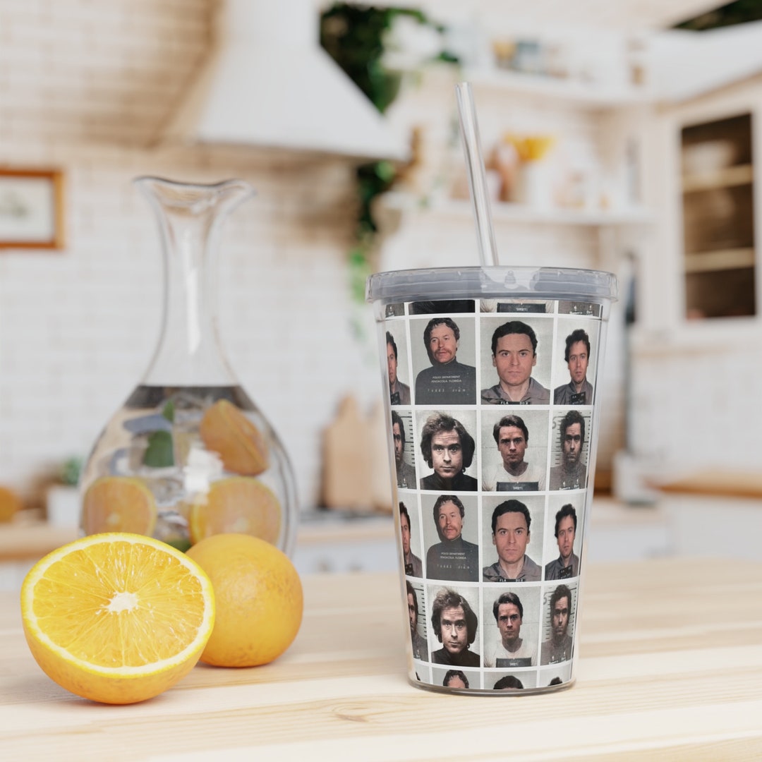Theodore Robert ted Bundy Plastic Tumbler With Straw - Etsy