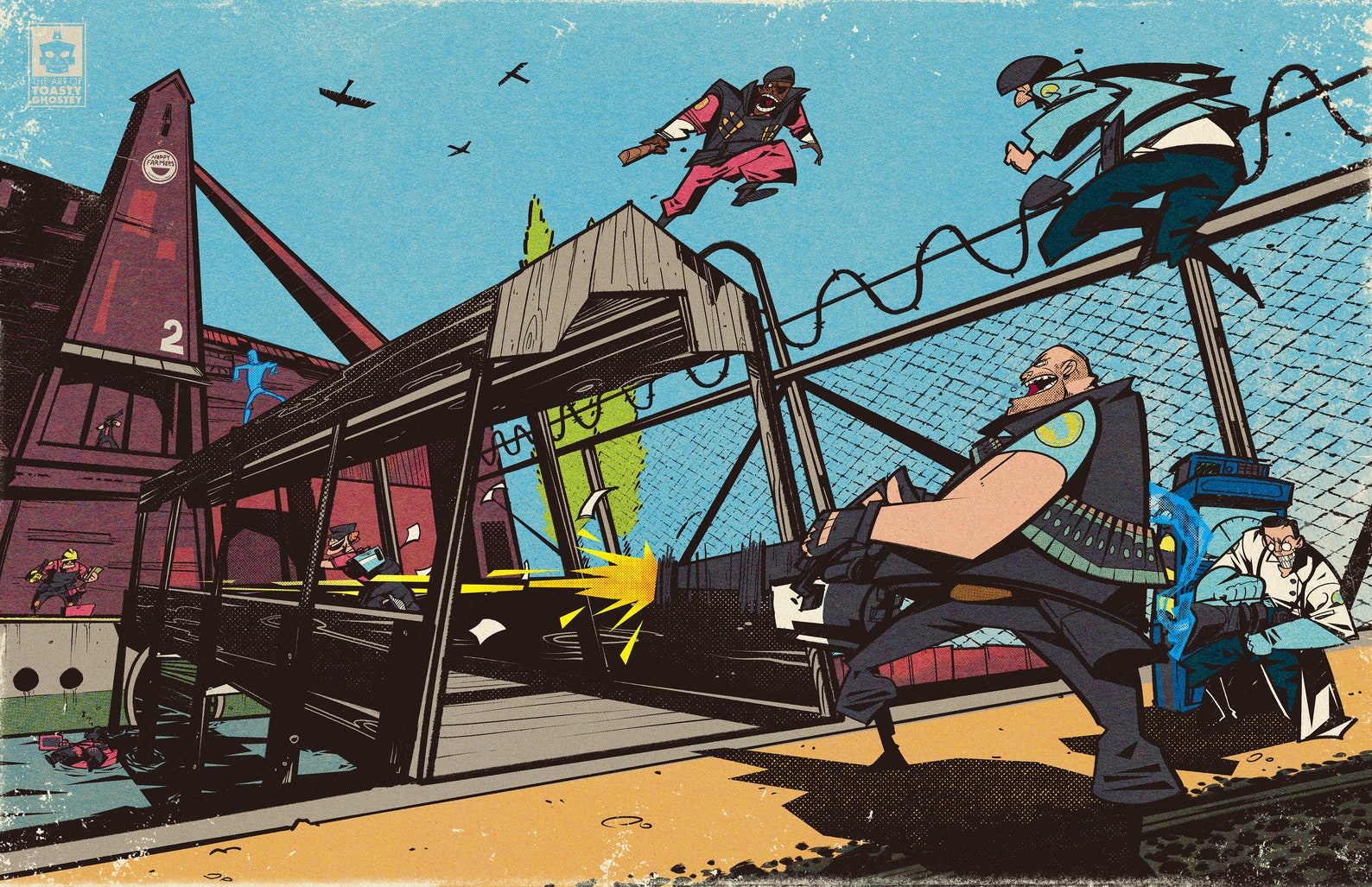 Team Fortress 2 - 2FORT - Retro Styled Poster - Etsy