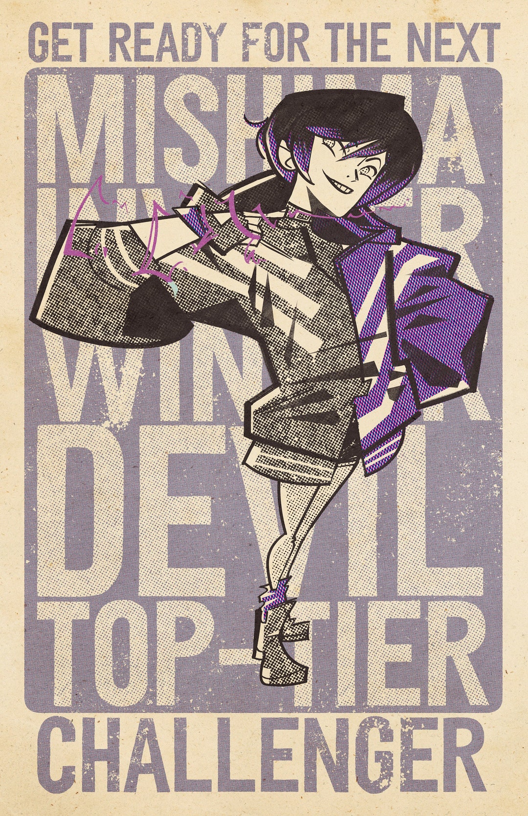 Reina - Tekken - Retro Styled Poster - Etsy