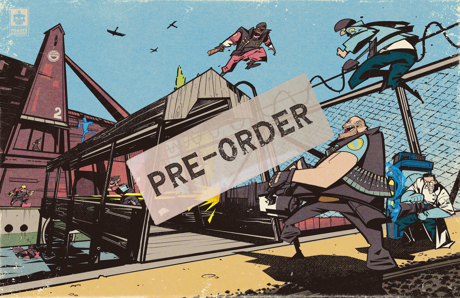 Team Fortress 2 2FORT Retro Styled Poster PRE-ORDER - Etsy