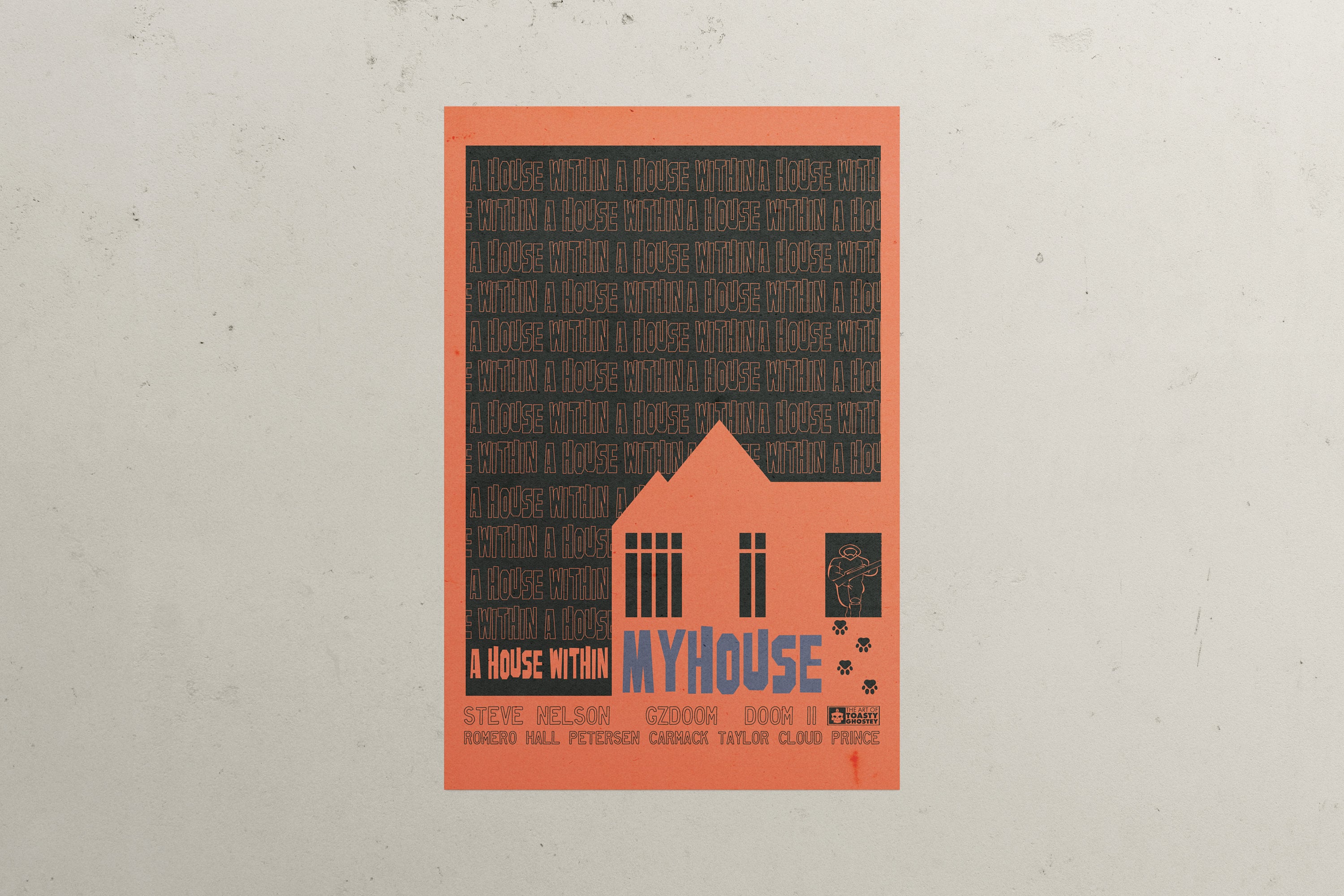 MYHOUSE.WAD - "house Within..." - Retro Movie Poster - Etsy